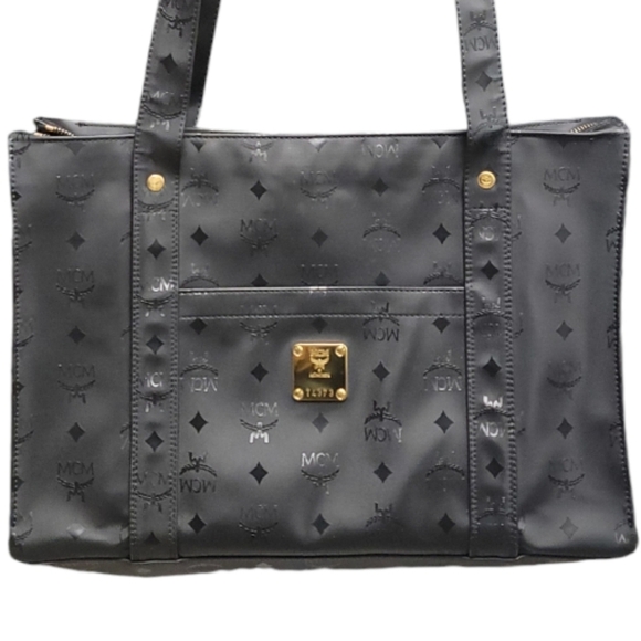 MCM | Bags | Authentic Mcm Logo Monogram Tote | Poshmark